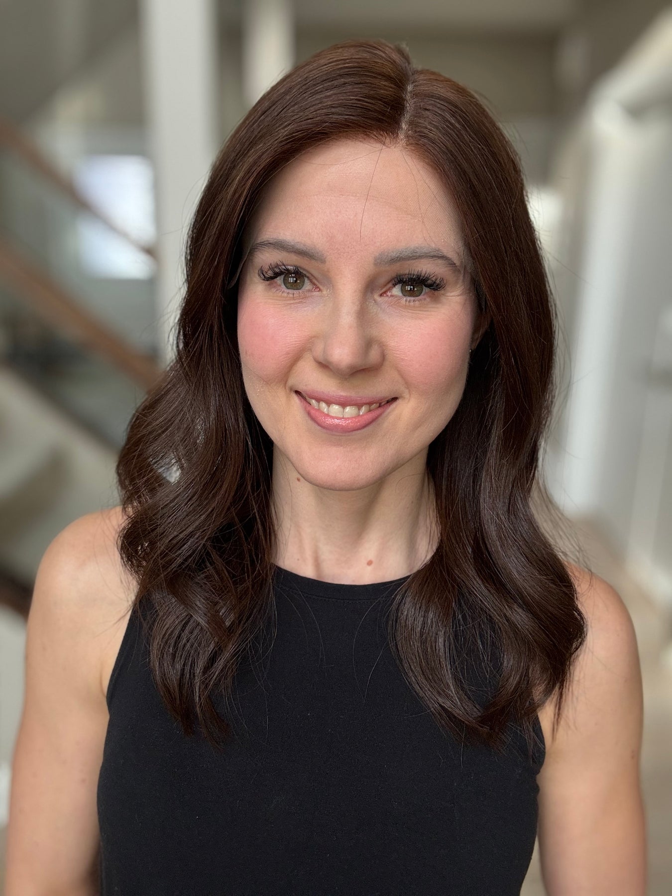 20" Laura Comfort Cap Lace Top Wig (M) – Madison Hair Collection